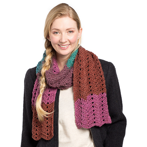 Ravelry: Waves Scarf pattern by Yarnspirations Design Studio