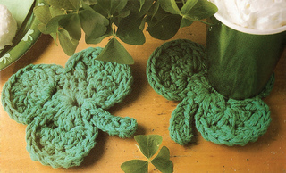 Ravelry: Shamrock Coaster pattern by Leisure Arts