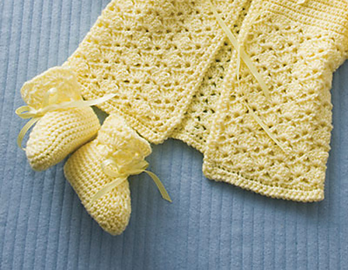 Ravelry: Lemon Drops: Booties pattern by Sheila Leslie
