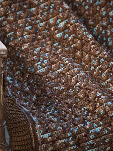 Ravelry: Diamond Lattice Throw pattern by Shari White