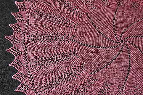 Ravelry: Panda Silk Lace Circular Shawl pattern by Crystal Palace Yarns