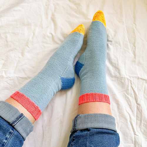 Ravelry: Basic Magic Loop Socks pattern by Mirjam Molenbeek