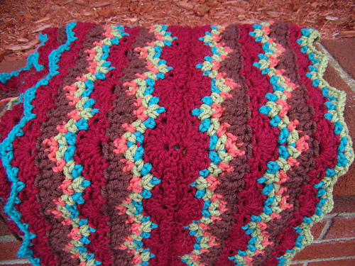 Ravelry: New Age Throw pattern by Katherine Eng