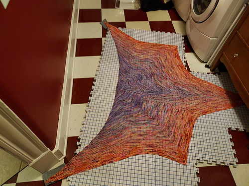 My finished Ewe Rock, ft the dog : r/knitting