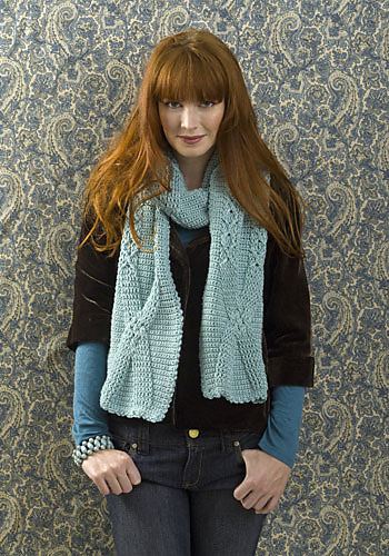 Ravelry: Aqua Blue Scarf pattern by Nancy Smith