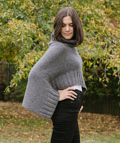 Ravelry: Chunky Seamless Poncho pattern by Churchmouse Yarns & Teas