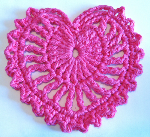 Ravelry: Fancy Lace Heart pattern by Mo King Low