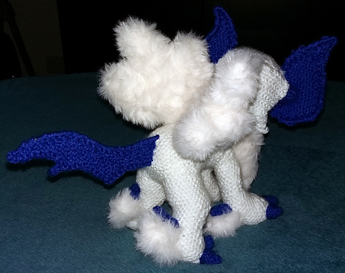 Ravelry: Mega Absol plush pattern by M.L. Finney
