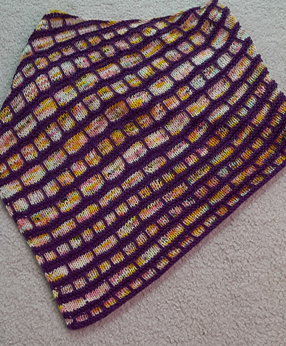 Ravelry: Variegated Squares Cowl pattern by Brenda Schack