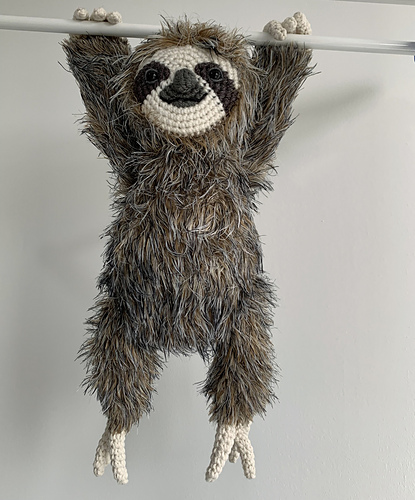 Ravelry: Hanging Crocheted Sloth pattern by WeLove Hooking