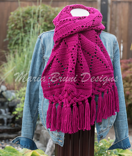Ravelry: Paragon Shawl Scarf pattern by Maria Bruni