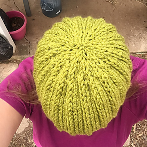 Ravelry: Hat Knit Flat pattern by Melissa Metzbower