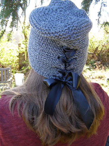 Ravelry: Ribbon Laced Hat pattern by Melissa Metzbower