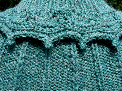 Ravelry: Collared Knitted Capelet pattern by Rebecca Harmon