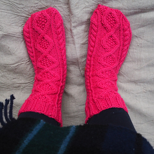 Ravelry: Aran socks pattern by Eriko Aoki 青木恵理子
