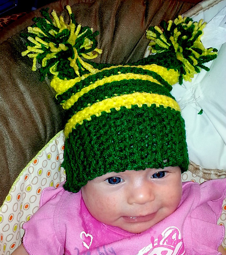 Ravelry: Spunky Pom Pom Hat pattern by Lisa Jelle