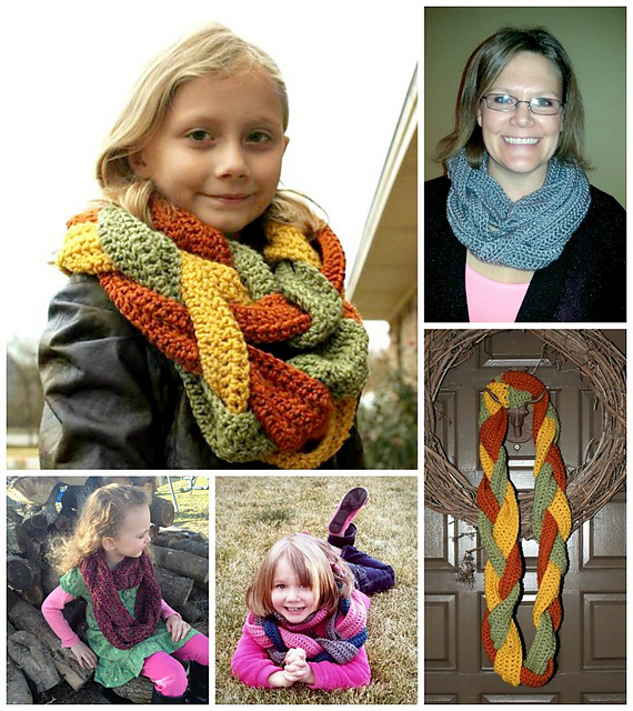 Ravelry: Braided Infinity Scarf/Cowl pattern by Lisa Jelle