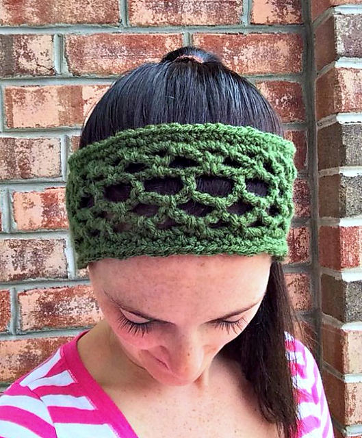 Ravelry: Lattice Tie Headband-3 closure options pattern by Lisa Jelle