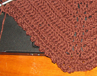 Ravelry: mng's Rustic Craggy Shawl