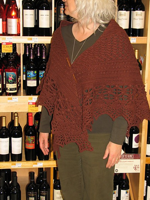 Ravelry: mng's Rustic Craggy Shawl