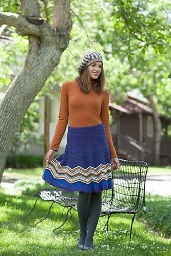Ravelry: Asquint Skirt pattern by Annie Modesitt