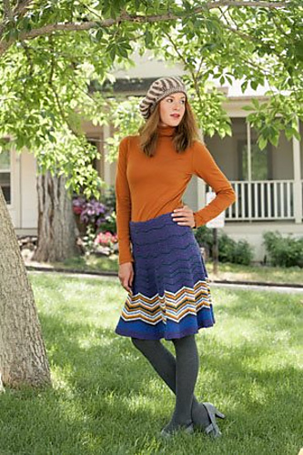 Ravelry: Asquint Skirt pattern by Annie Modesitt
