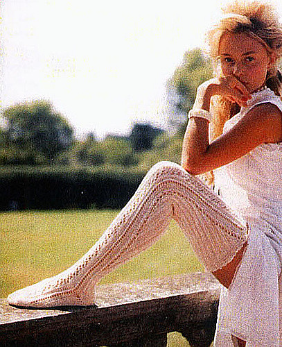 Ravelry: Silk Stockings pattern by Annie Modesitt