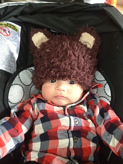 Ravelry: modrocker's Fluffy Baby Bear Hat