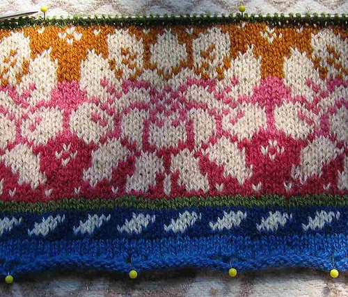 Ravelry: Brocade Leaves Sweater (page 124) pattern by Solveig Hisdal