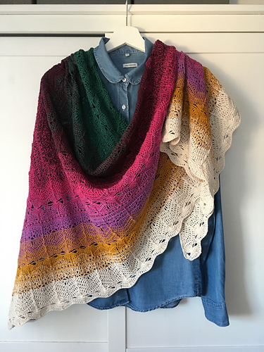 Ravelry: Jennifer Shawl pattern by Kirsten Bishop