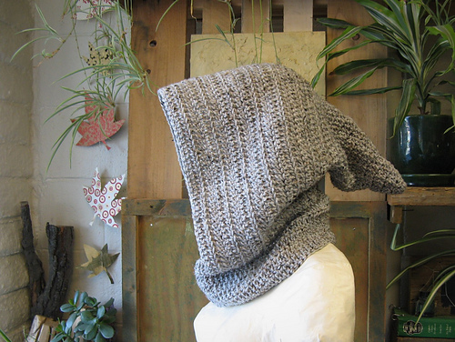 Ravelry: Medieval Archer Hood pattern by Melissa Sullivan