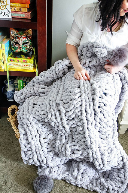 Ravelry: Big Fat Hygge Blanket pattern by Amy Allen Clark (MomAdvice)