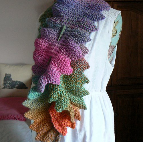 Ravelry: Dragon Tail Scarf pattern by Renee Van Hoy