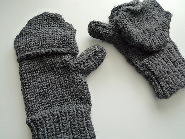 Ravelry: Men's Convertible Mittens pattern by milly and tilly