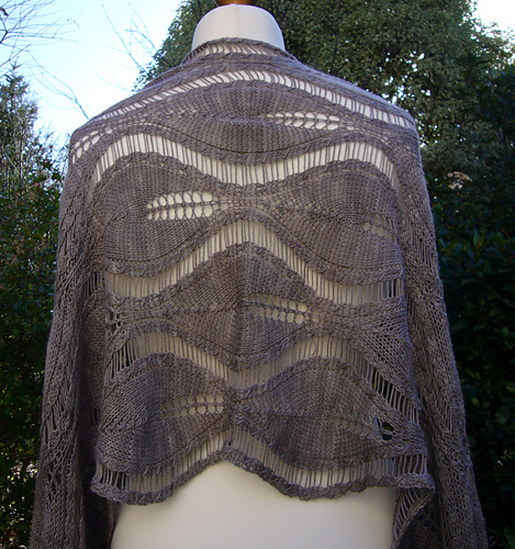 Ravelry: Ripple Leaf Shawl pattern by Helen Kennedy