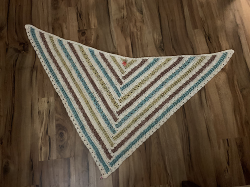 Ravelry: The Mariner Triangle Shawl pattern by Michelle Muskett