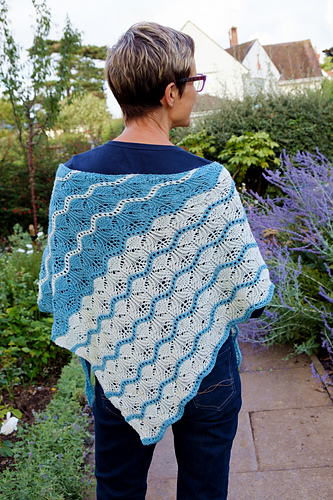 Ravelry: Frozen Lakes Shawl pattern by Helen Kennedy