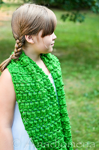 Ravelry: Shiny Moss Blossom Loop pattern by Monika Sirna