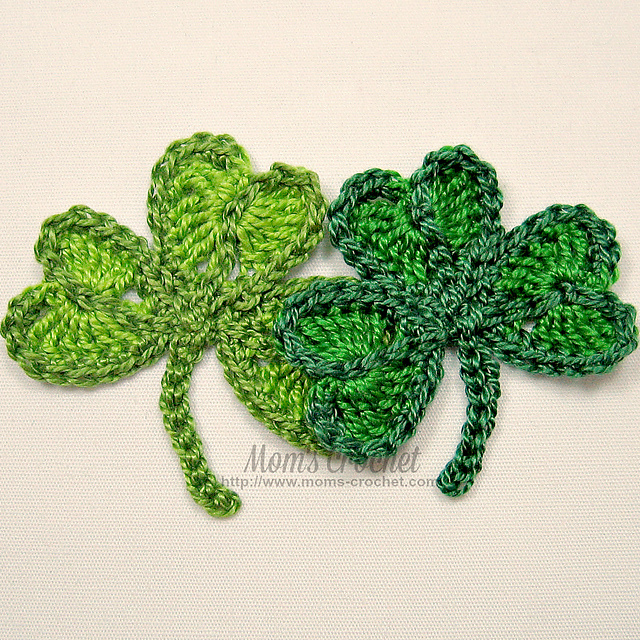Ravelry: Irish Shamrock Decal pattern by Sandy Marie