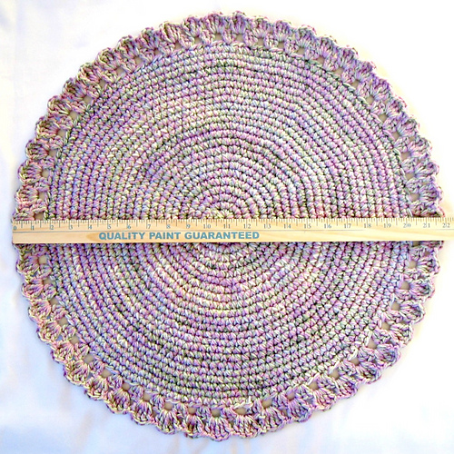 Ravelry: Round Rug (No Fringe) pattern by Sandy Marie