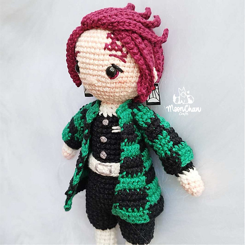 Ravelry: Tanjiro Slayer Amigurumi pattern by Regina Henn