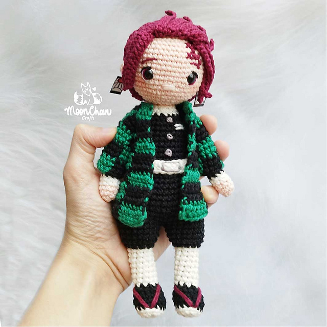 Ravelry: Tanjiro Slayer Amigurumi pattern by Regina Henn