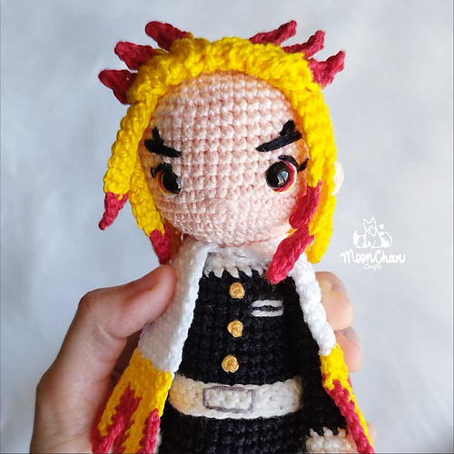 Ravelry: Rengoku Slayer Amigurumi pattern by Regina Henn