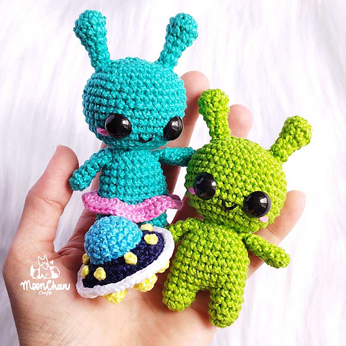 Ravelry: Little Alien Amigurumi pattern by Regina Henn