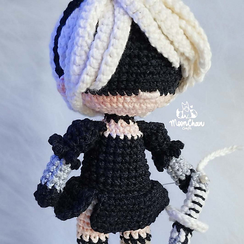 Ravelry: Automata 2B & 9S Amigurumi pattern by Regina Henn
