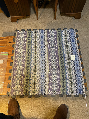Ravelry: moorina's Fairisle Club: Traditional Fair Isle Throw