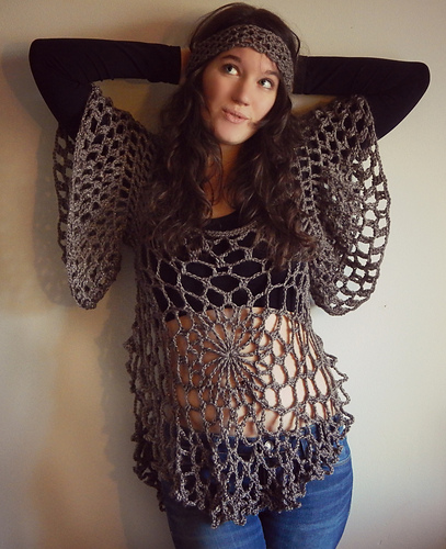 Ravelry: Mandala Top Drop Sleeves & Dress Extension pattern by Regina Weiss