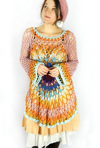 Ravelry: Flower Child Pullover pattern by Regina Weiss