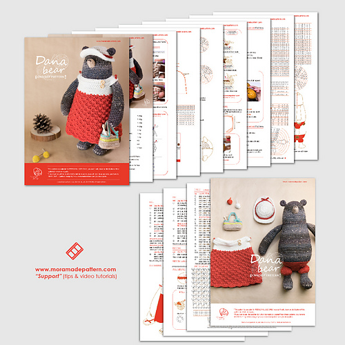 Ravelry: Dana Bear pattern by MoRAmadePattern