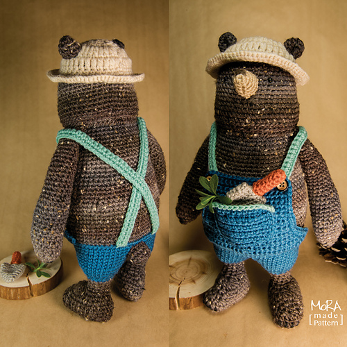 Ravelry: Bard Bear pattern by MoRAmadePattern